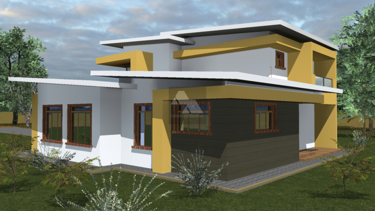 The Dera Contemporary 4 Bedroom House Plan – David Chola – Architect