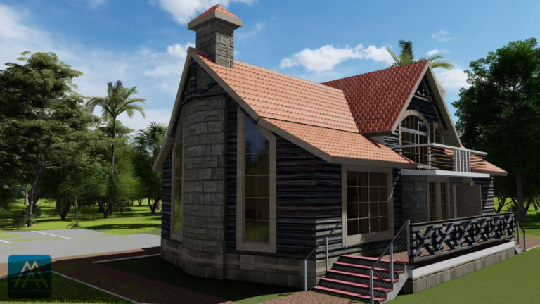 The Almasi Cottage 4 Bedroom House Plan – David Chola – Architect