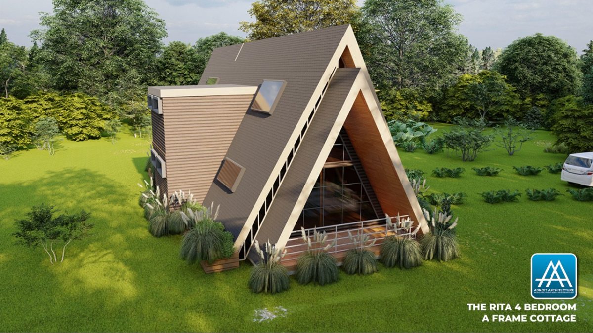 The Rita 4 Bedroom A-Frame Cottage – David Chola – Architect