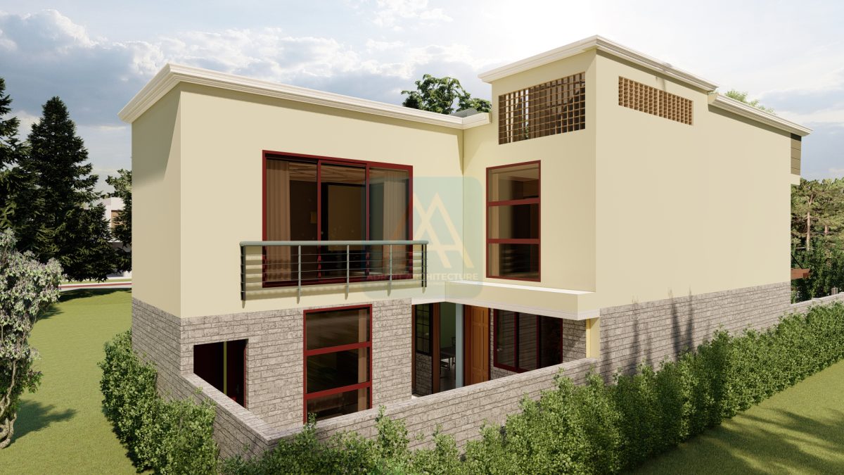 The Magharibi Contemporary 4 Bedroom House Plan – David Chola – Architect