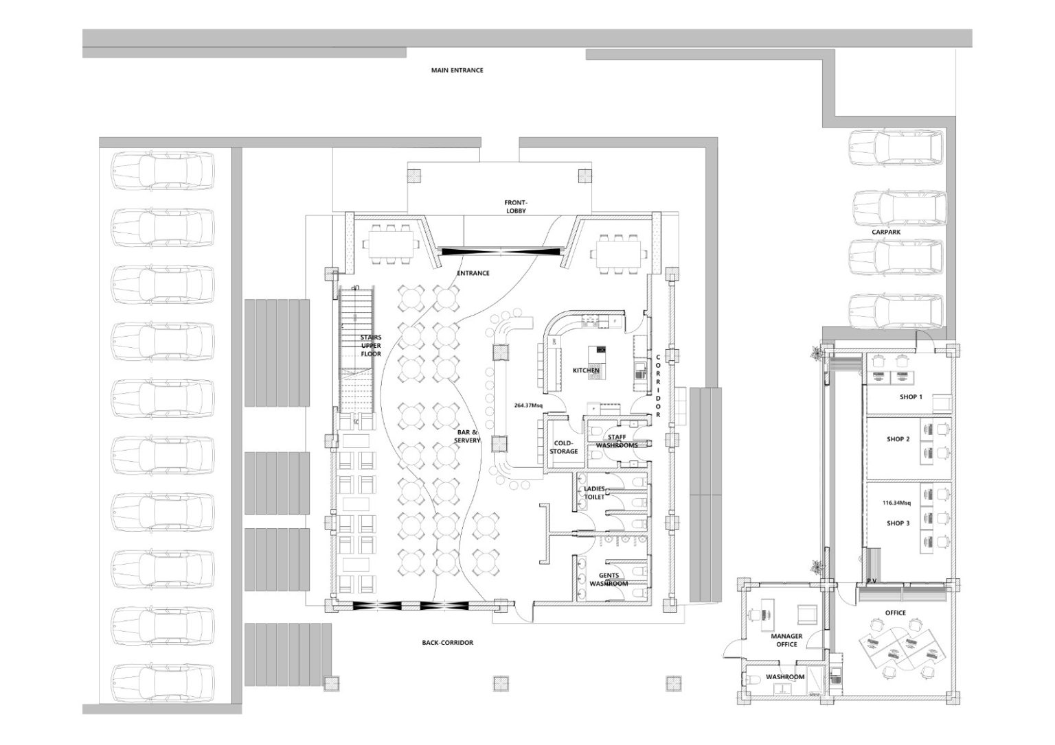 The Archers Bar and Restaurant Design – David Chola – Architect