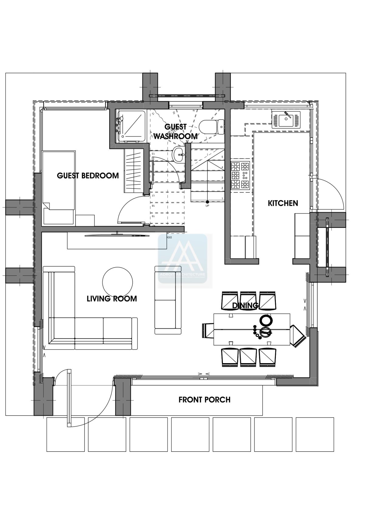 The Cube 4 Bedroom Contemporary House Plan – David Chola – Architect